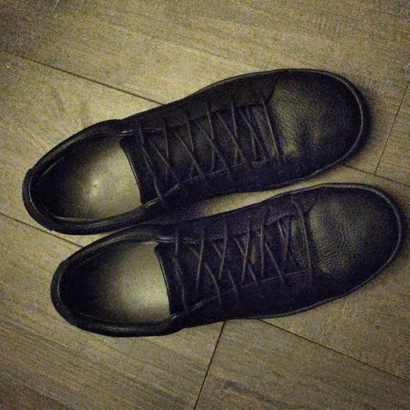 Mozo | Shoes | Mozo Mavi Ii Black Leather Work Sneakers | Poshmark